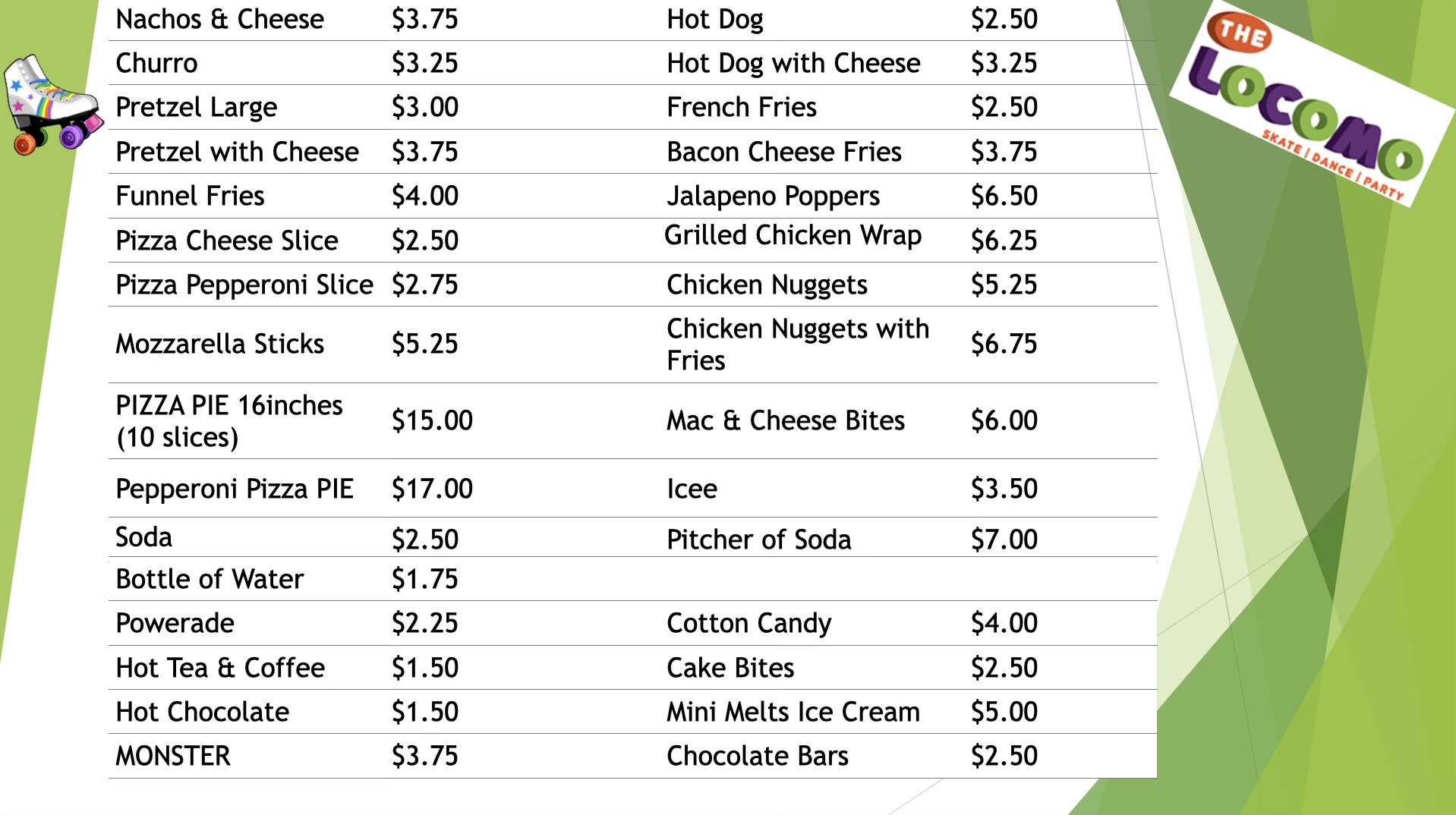 The Locomo | Snack Bar