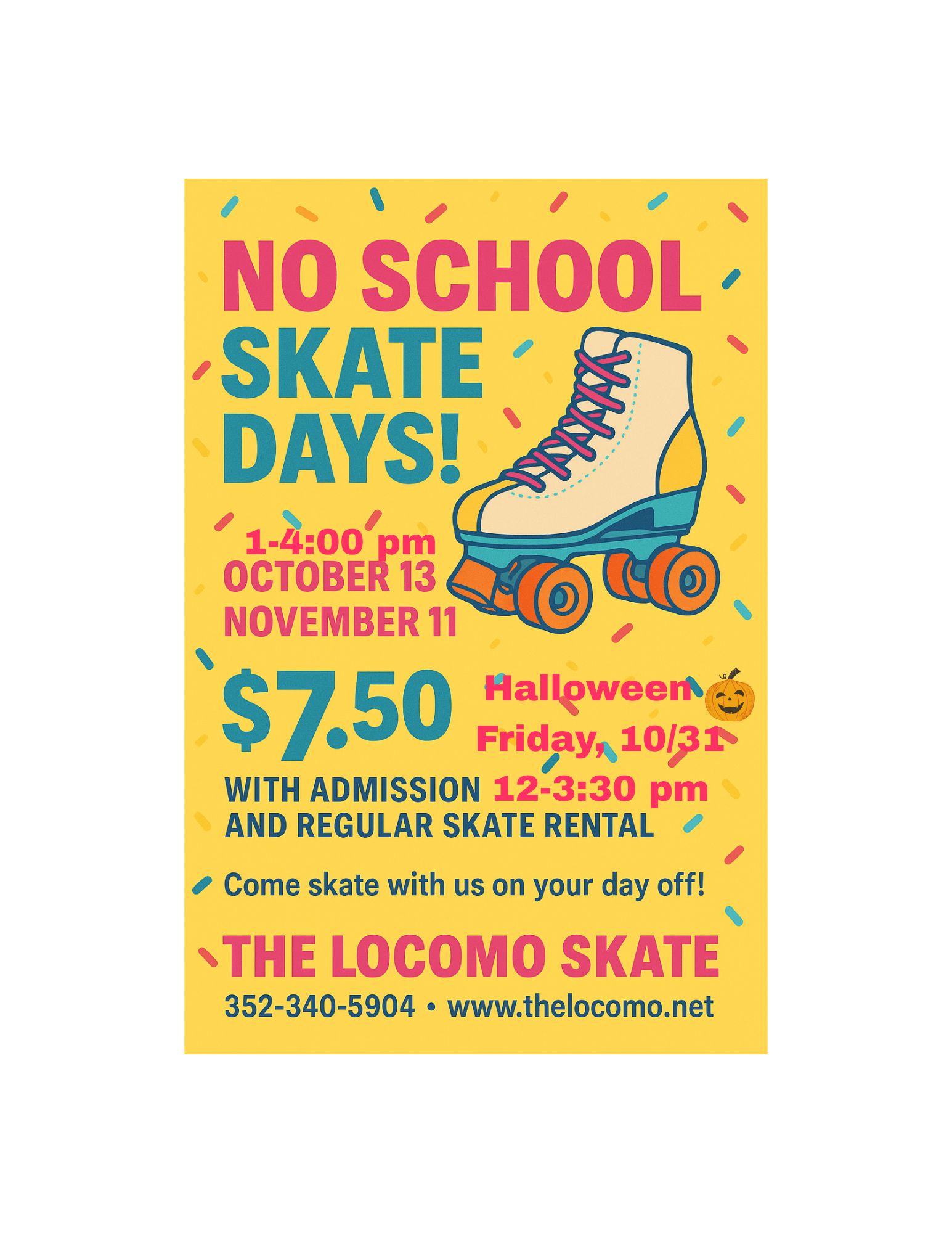 No School & Homeschool Days – The Locomo